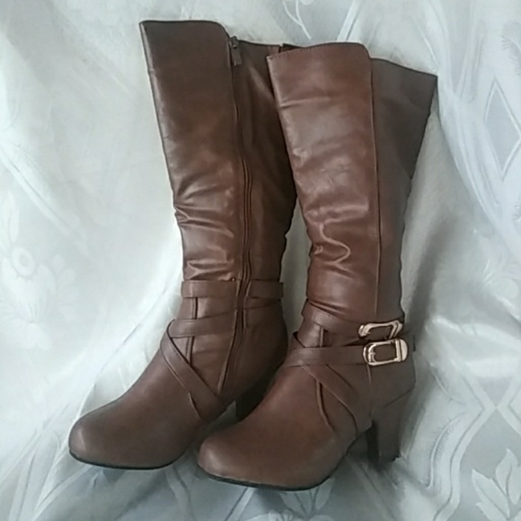 Shoes | New Womens Knee High Brown Color Boots | Poshmark